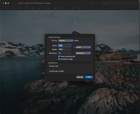 How To Resize An Image On Mac Watermarkly