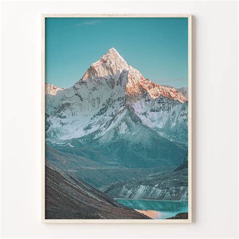 Nepal Colorful Poster Print Nepal Photo Wall Art Nepal Wall Decor