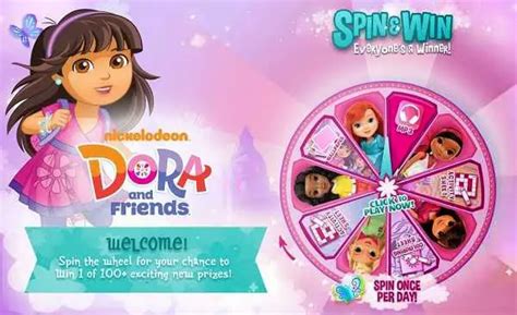 Toysrus Dora And Friends Spin And Win Sweepstakes Sweepstakebible