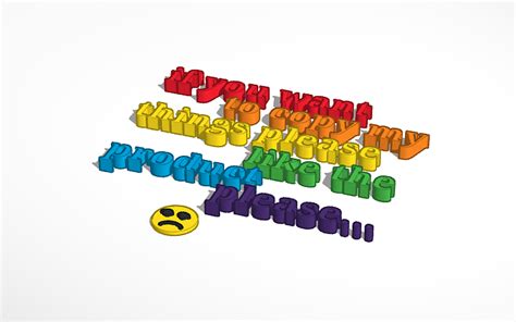 3d Design Note Tinkercad