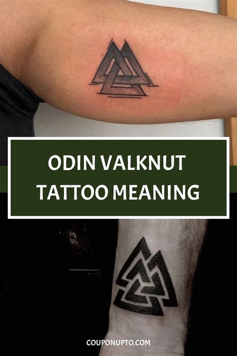 Odin Valknut Tattoo Meaning Tattoos With Meaning Viking Tattoo