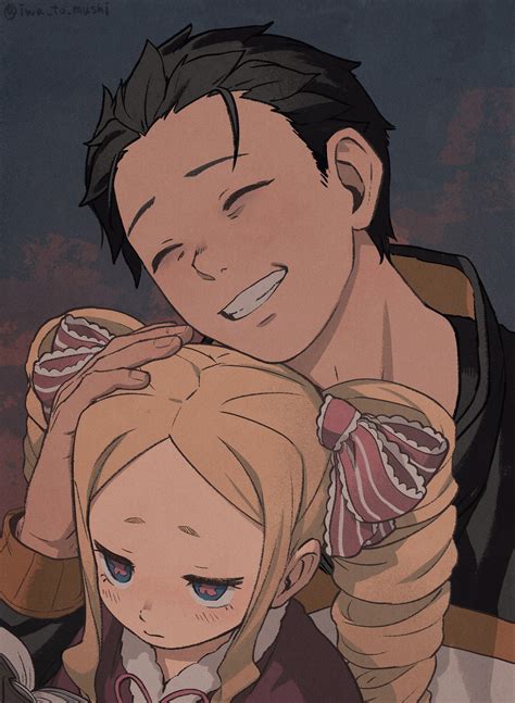 Natsuki Subaru And Beatrice Re Zero Kara Hajimeru Isekai Seikatsu Drawn By Iwamushi Danbooru