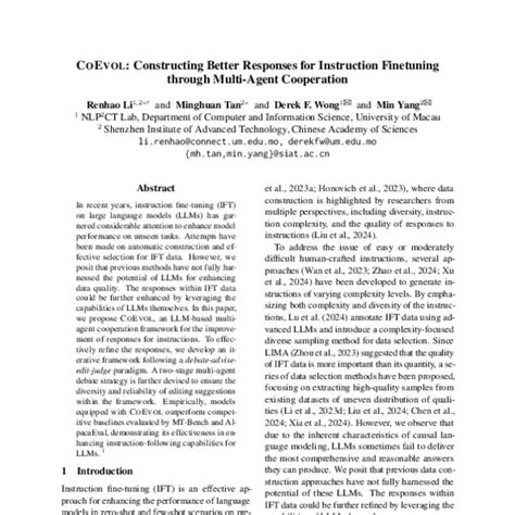 Coevol Constructing Better Responses For Instruction Finetuning Through Multi Agent Cooperation