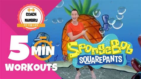5 Minute Spongebob Squarepants Workout Coach Mambru Pe Home