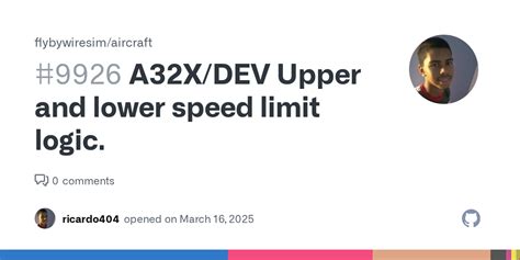 A32xdev Upper And Lower Speed Limit Logic · Issue 9926