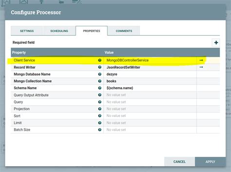 Fetch Data From Mongodb Table And Store It On Hadoop In Nifi