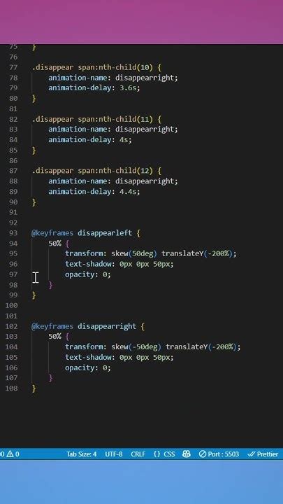 3d Text Disappear In Html Css Shorts Csstutorial Youtube