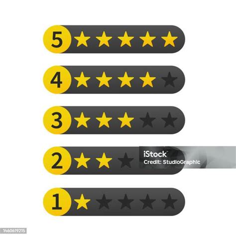 별 등급 피드백은 1에서 5까지의 숫자로 플랫 스타일로 표시됩니다 벡터 그림 1위에 대한 스톡 벡터 아트 및 기타 이미지 1위 가상현실 개념 Istock