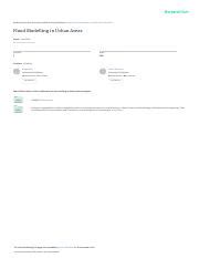 Flood Modelling In Urban Areas Pdf See Discussions Stats And Author Profiles For This