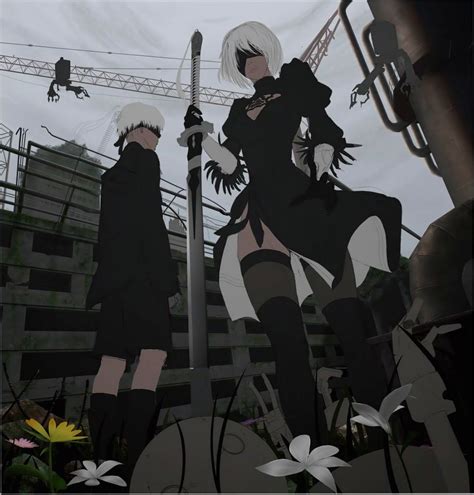 Nier Automata Fanart In Process