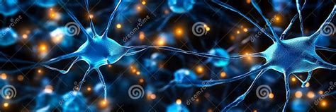 Electric Blue Neural Network Nodes Microscopic View Of A Complex Neural