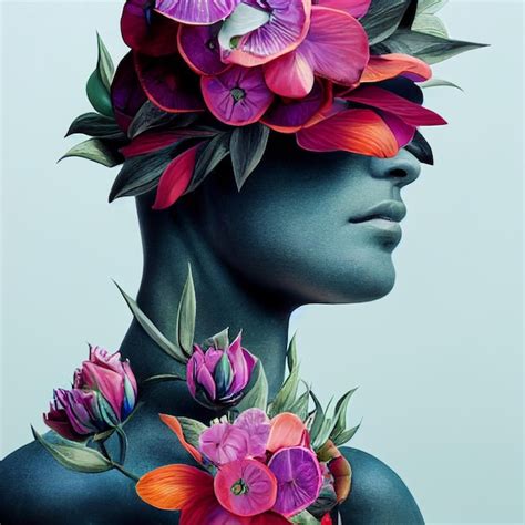 Premium Photo Beautiful Woman Portrait Illustration