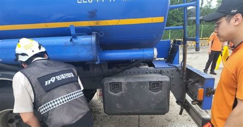 인천소방본부 고속도로 진·출입로 등 위험물 수송차량 가두검사