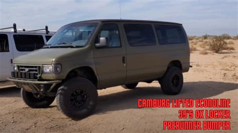 Prerunner Style Camburg Lifted Ford Econoline E Series On 35s Lifted