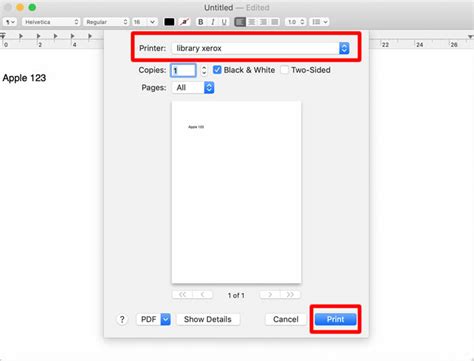 MacOS Print ICT StrathmoreSC