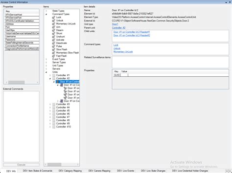 Developer Tabs Reference