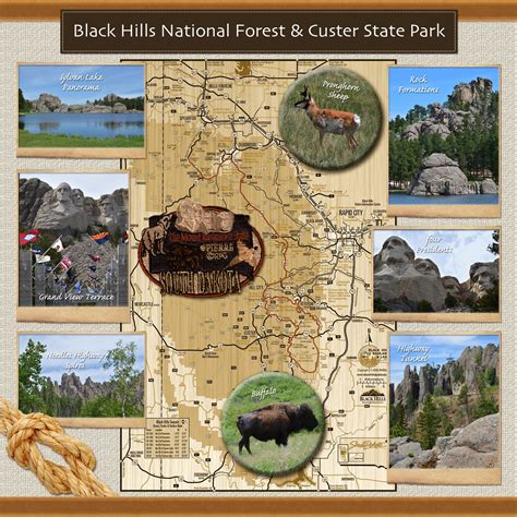 Black Hillscuster State Park Section Page Camping Scrapbook