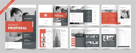 Premium Vector Business Project Proposal Template Minimal Proposal
