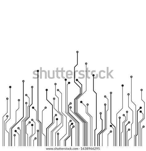 Hardware Communication Concept Circuit Board Structure Stock Vector Royalty Free 1638966295