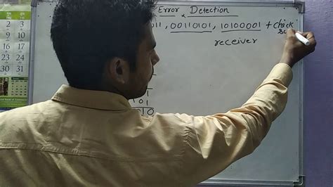 Checksum Error Detection Technique Second Method Of Error Detection Youtube
