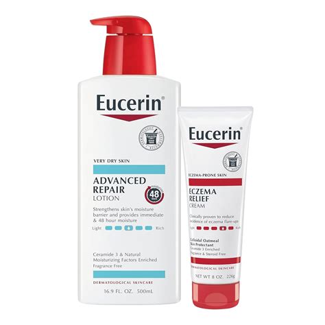 Eucerin Skin Care Set Advanced Repair Lotion Unscented