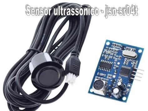 arduino sensor ultrassônico jsn sr04t peças de hardware vasco da