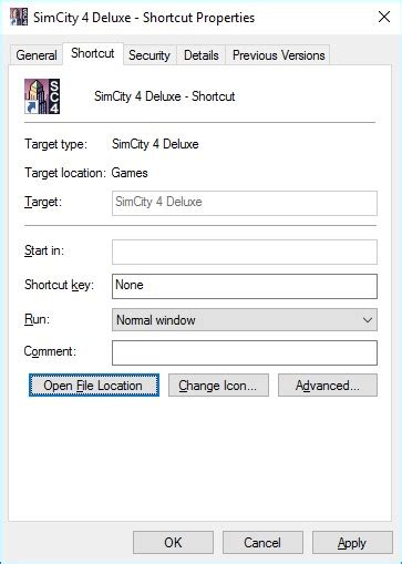 Unable To Edit Target Location On Shortcuts Windows 10 Forums