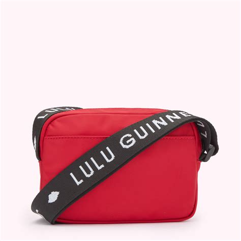 Lulu Red Nylon Pam Crossbody Bag Designer Crossbody Bag