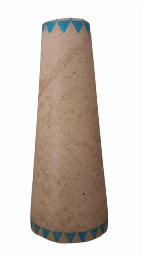 Brown With Sky Blue Conical Shape Printed Paper Cone For Textile Industry At ₹ 2 5 Piece In