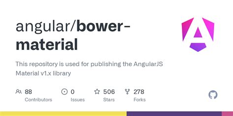 GitHub Angular Bower Material This Repository Is Used For Publishing