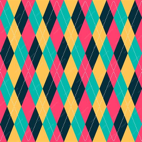 Premium Vector Flat Design Classic Argyle Pattern