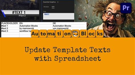 Batch Replace Mogrt Text With Premiere Pro Spreadsheet