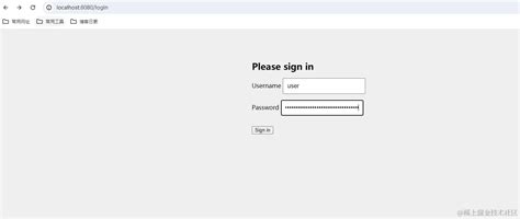 Springsecurity6从入门到实战之springsecurity快速入门springsecurity6从入门到实 掘金