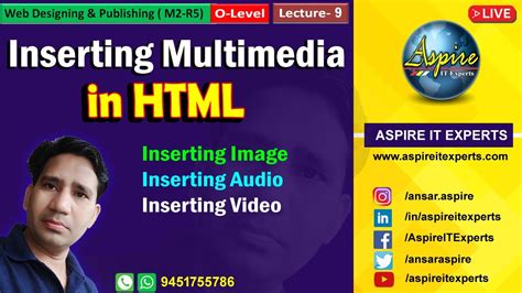 Inserting Multimedia In Html Inserting Audio In Html Inserting Video In Html Youtube