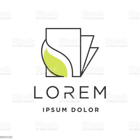 에코 북 자연 학습 라인 기호 템플릿 벡터 일러스트 아이콘 요소 격리 개념에 대한 스톡 벡터 아트 및 기타 이미지 개념