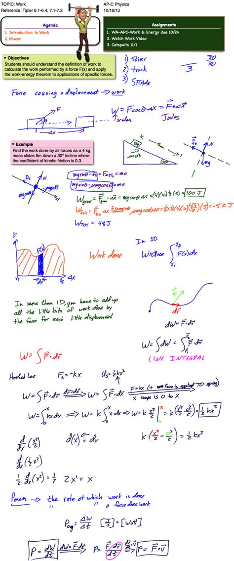 Introduction To Work AP Physics C