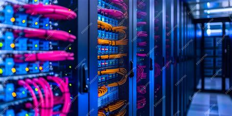 Premium Photo Enhanced Data Center Efficiency With Structured Cabling