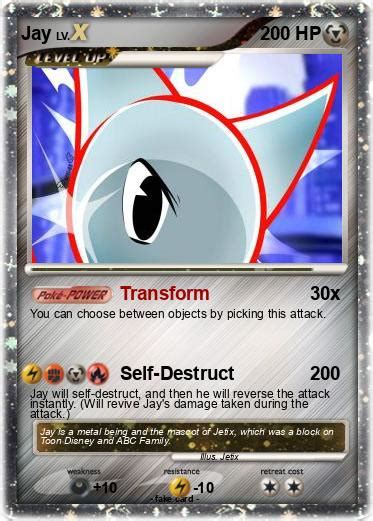 Pokémon Jay 1235 1235 Transform My Pokemon Card