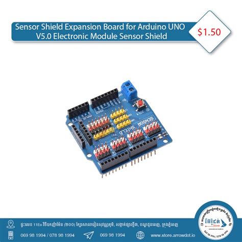 Sensor Shield Expansion Board V50 Electronic Module Arrowdot Store