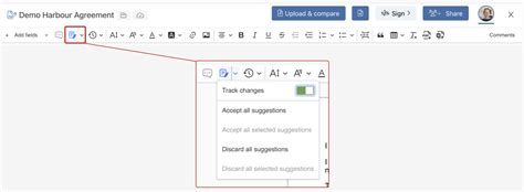 Edit And Track Changes