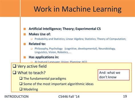 PPT CS 446 Machine Learning PowerPoint Presentation Free Download ID 5506418