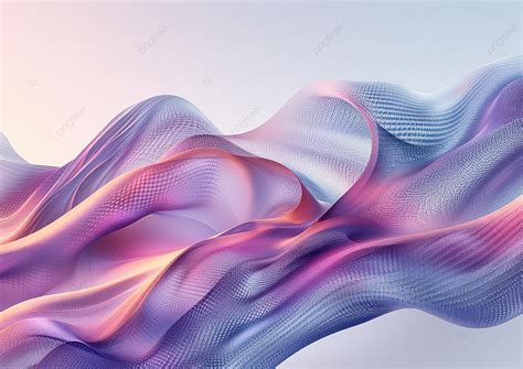 Abstract Waves In Soft Colors Creating A Fluid And Dynamic Visual Effect Background Abstract