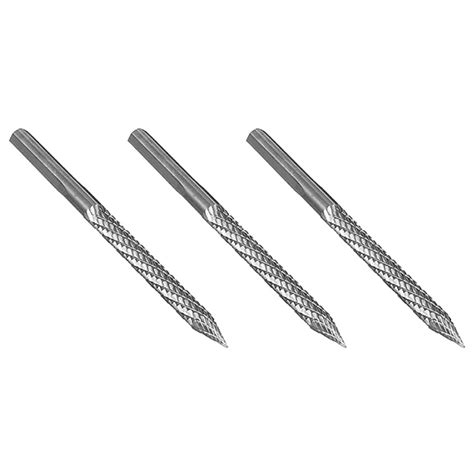 3x 14in 6mm High Carbide Steel Burr Bits Tire Reamers Carbide Cutters