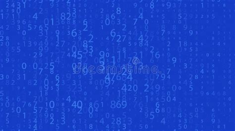 Digital Array Random Numbers 0 And 9 Video In A Matrix Style Stock Footage Video Of Digital