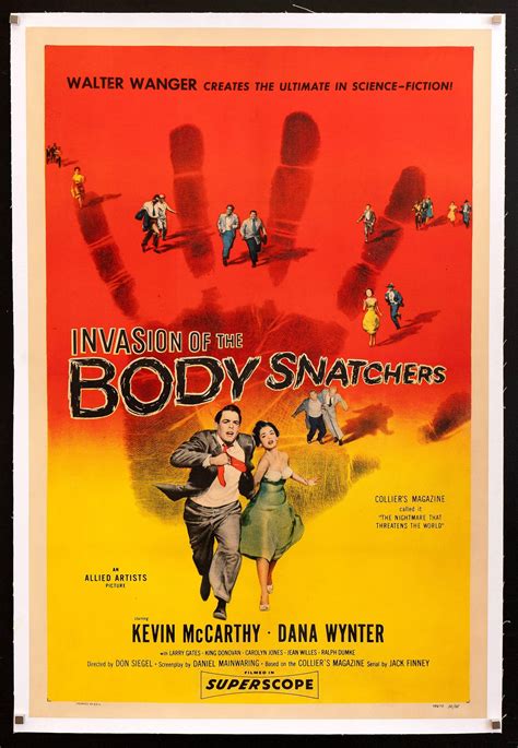 Invasion Of The Body Snatchers Movie Poster 1956 1 Sheet 27x41