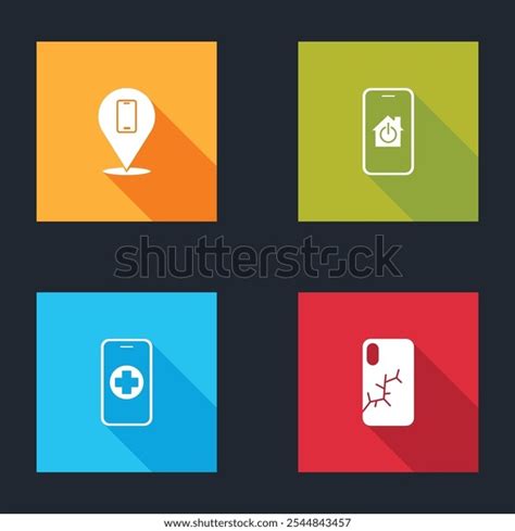 Set Phone Repair Service Mobile Smart Stock Vector Royalty Free 2544843457 Shutterstock