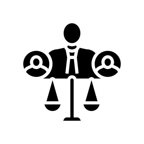 Arbitration Corporate Law Glyph Icon Illustration 52102870 Vector Art