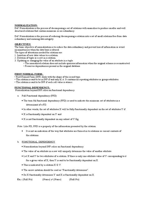 Normal Forms 1 2 3 Bcnf Pdf Computer Data Software Design
