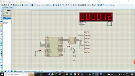 Stop Watch Atmega32 With C Language Youtube