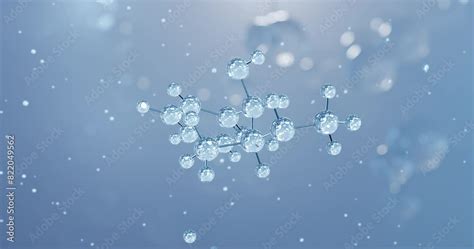 Ephedrine Rotating 3d Model Of Cns Stimulant Seamless Looped Video